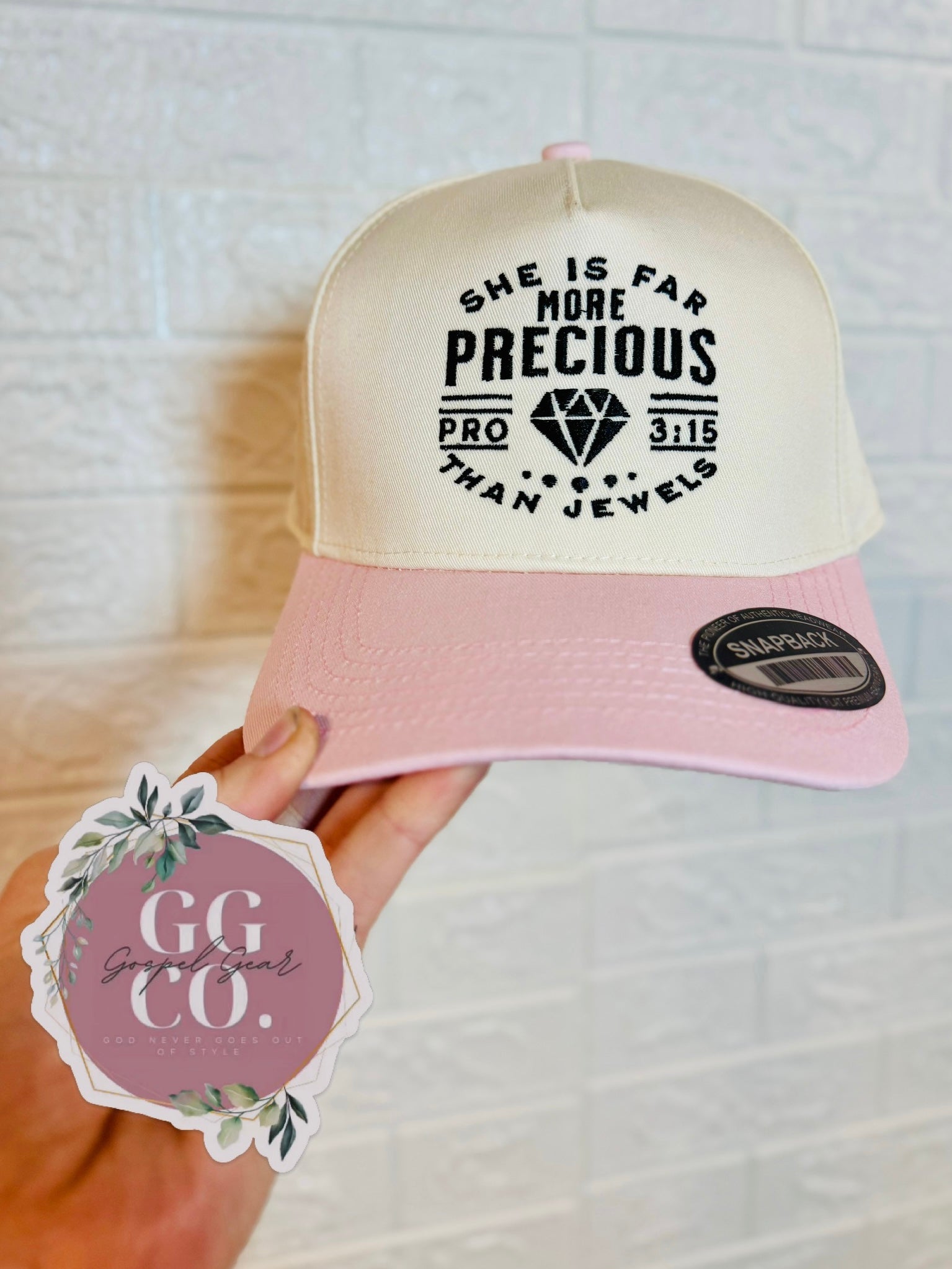 More Precious Than Jewels Hat, Embroidered Vintage Hat, Christian Dad ...