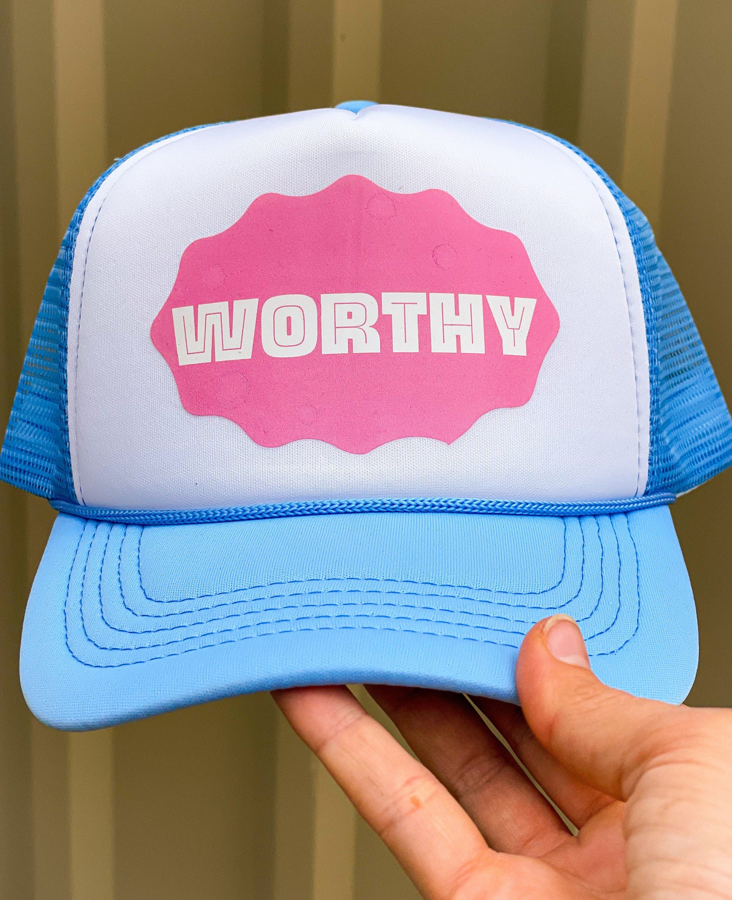 Christian Foam Trucker Hat, Worthy Trucker Hat, Foam Mesh Cap, Jesus T ...