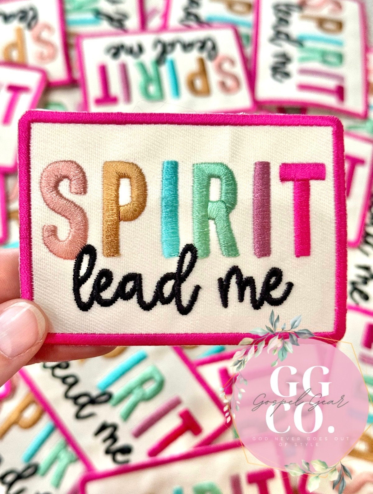 Spirit Lead Me Patch, Christian Hat Patch, Embroidered Patch, Trucker ...