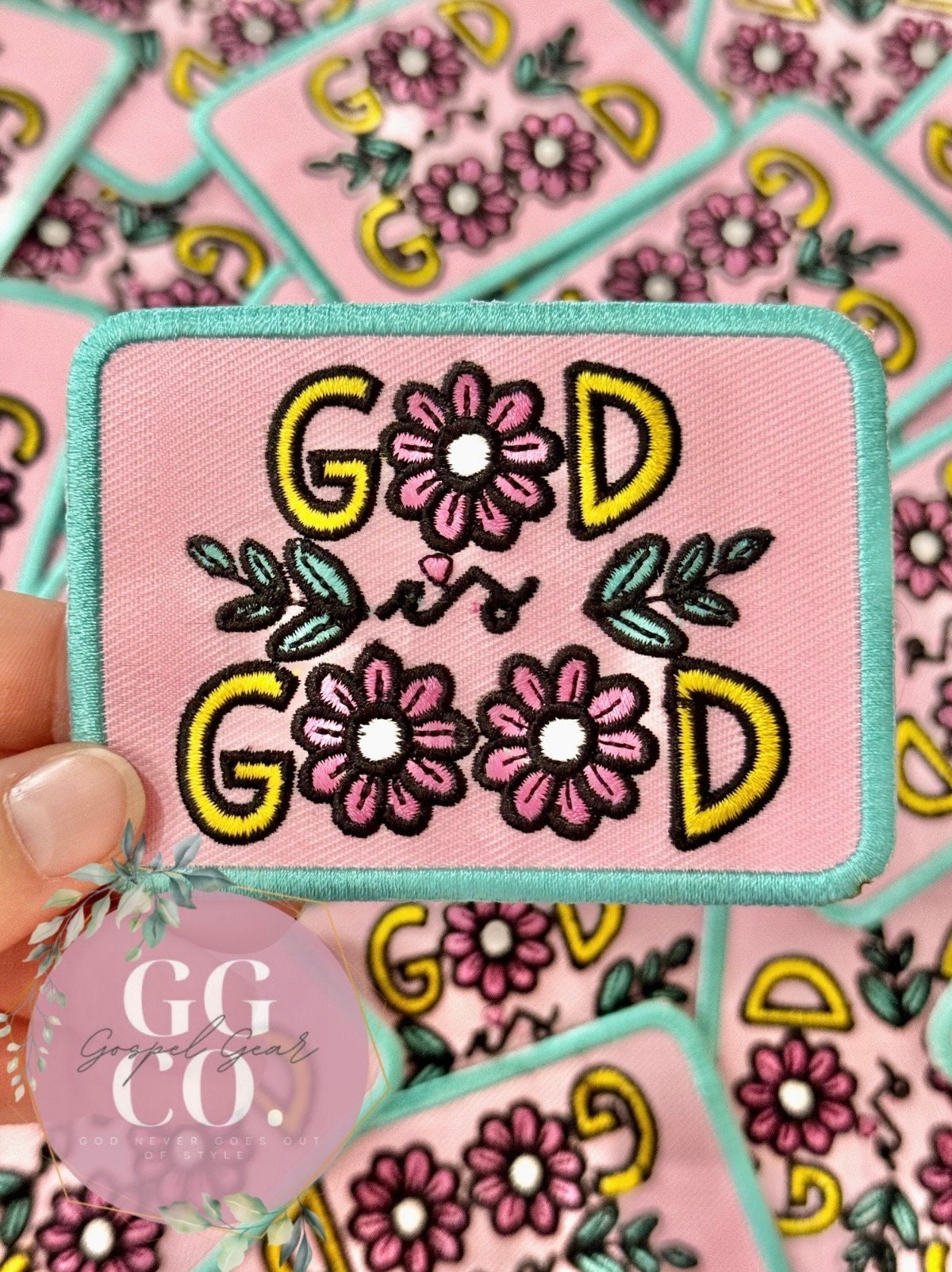 God Is Good Patch, Christian Hat Patch, Embroidered Patch, Trucker Hat ...